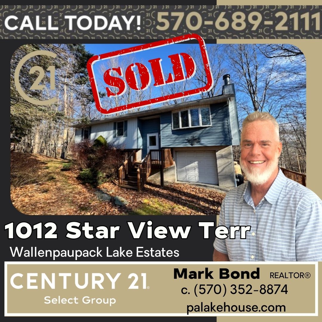 SOLD! 1012 Starview Terrace: Wallenpaupack Lake Estates