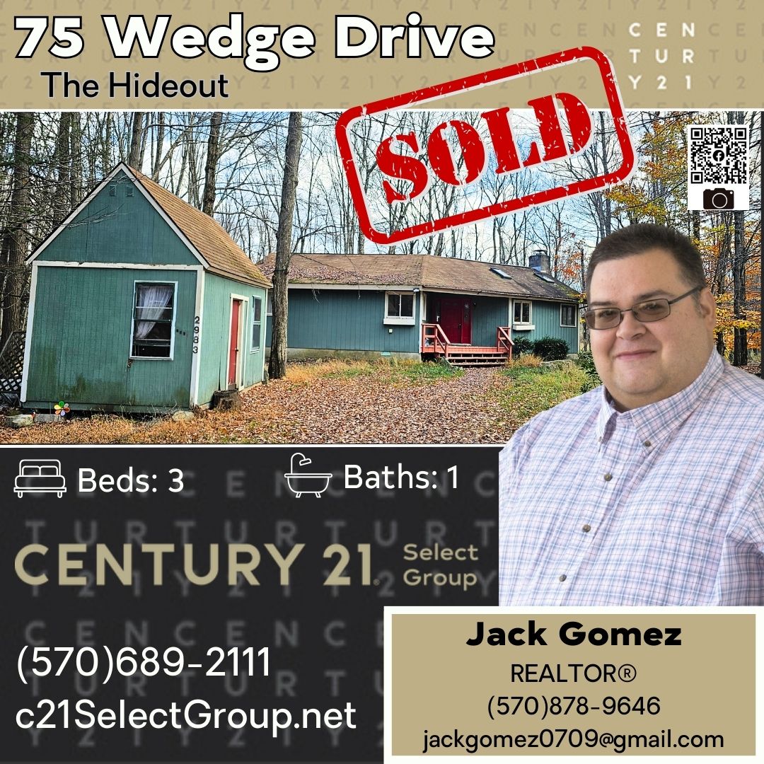 SOLD! 75 Wedge Drive: The Hideout