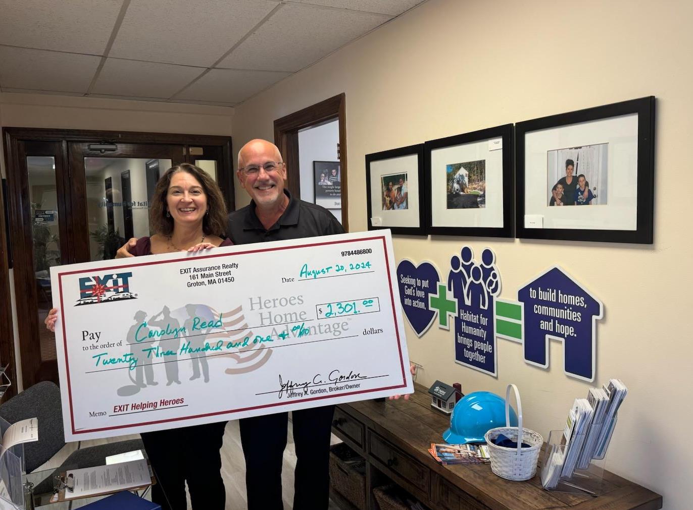 She Puts Her Money Where Her Heart Is.