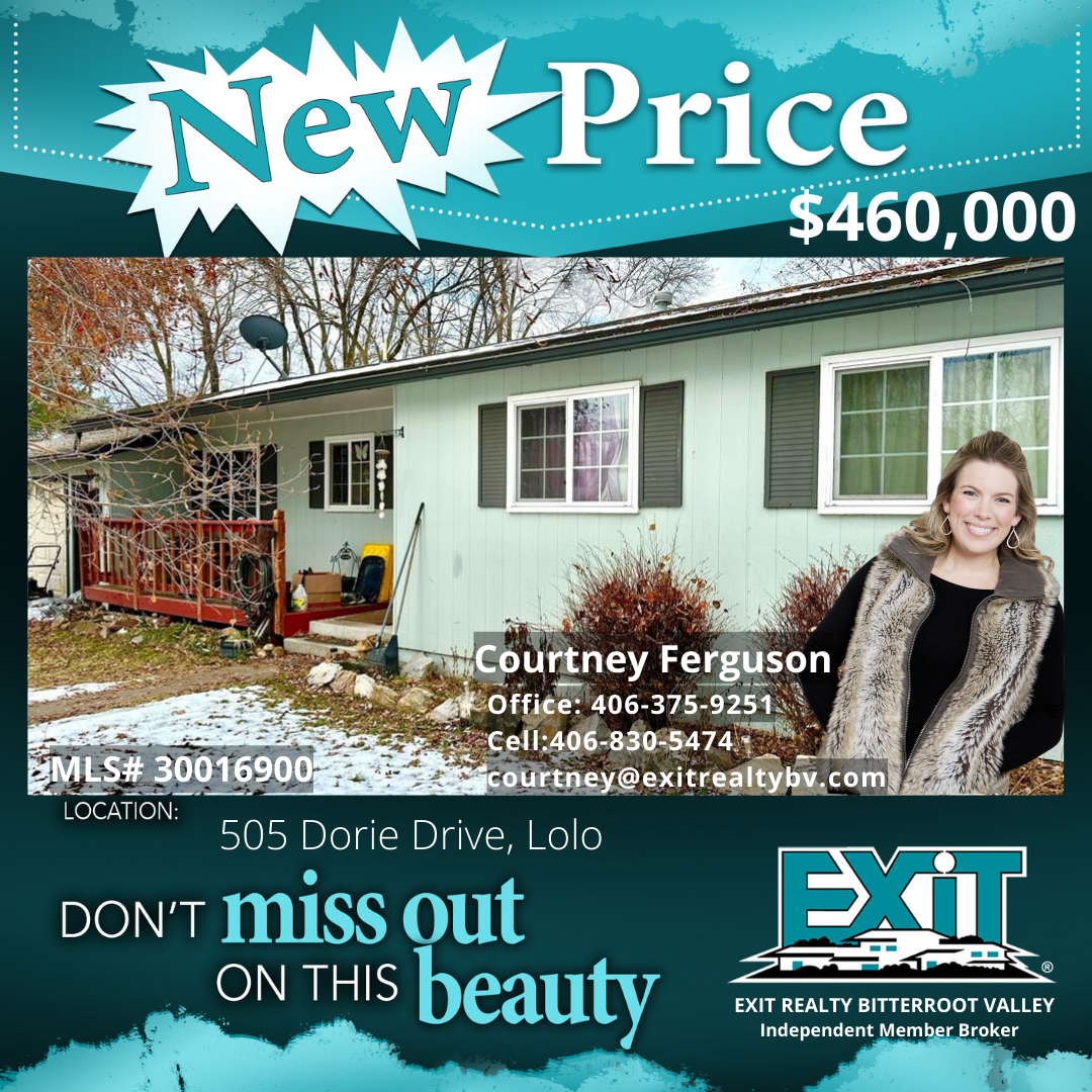 505 Dorie Dr, Lolo- New Price!