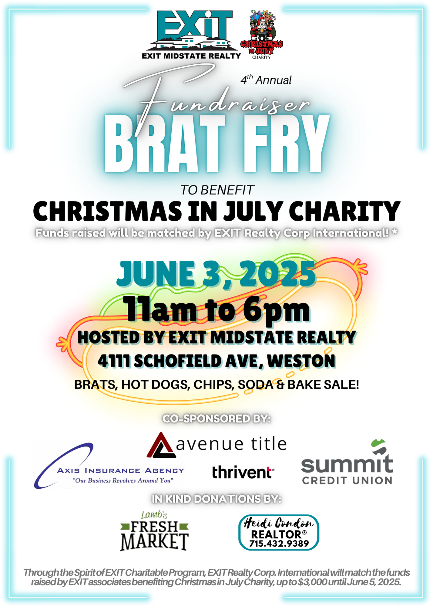 Christmas in July Brat Fry - 2025